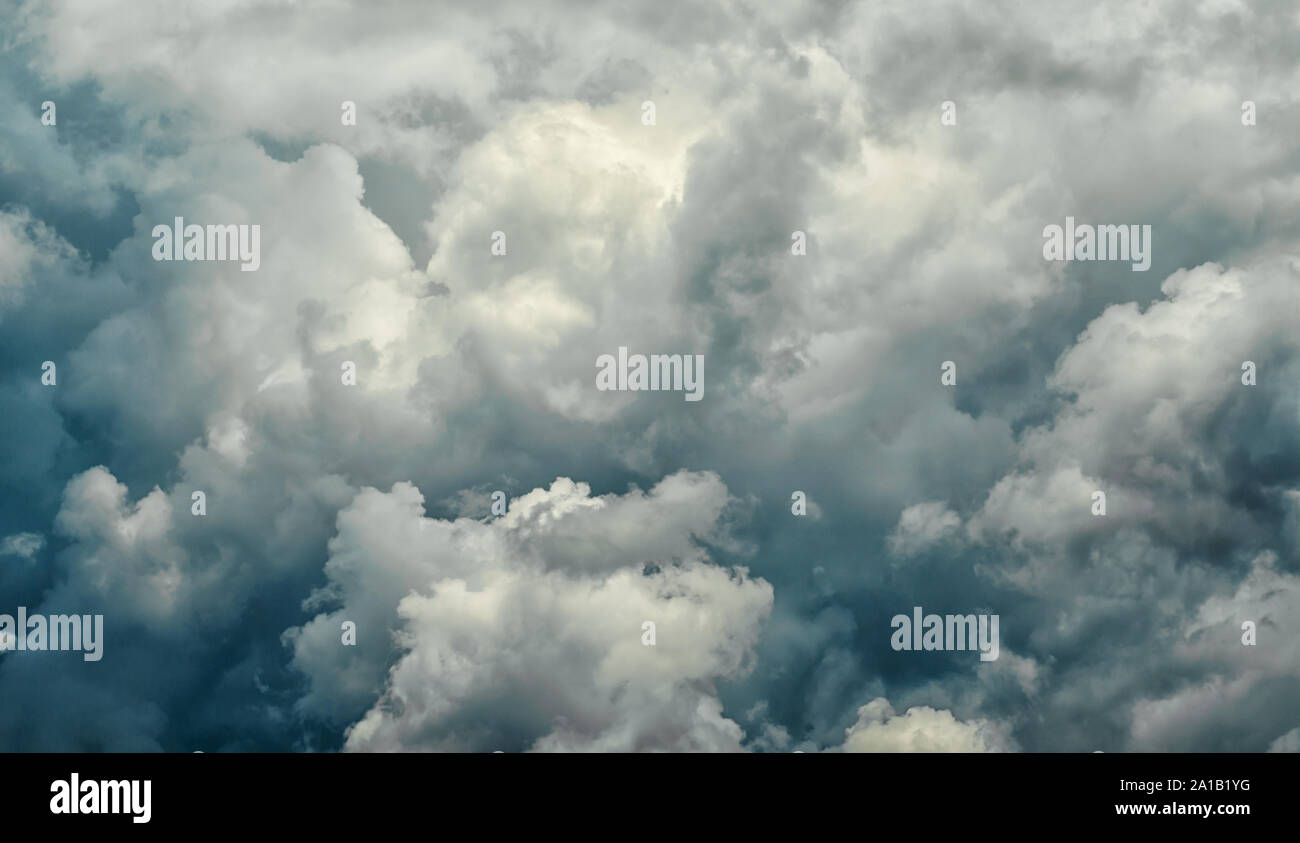 background pattern of stormy sky with clouds Stock Photo - Alamy