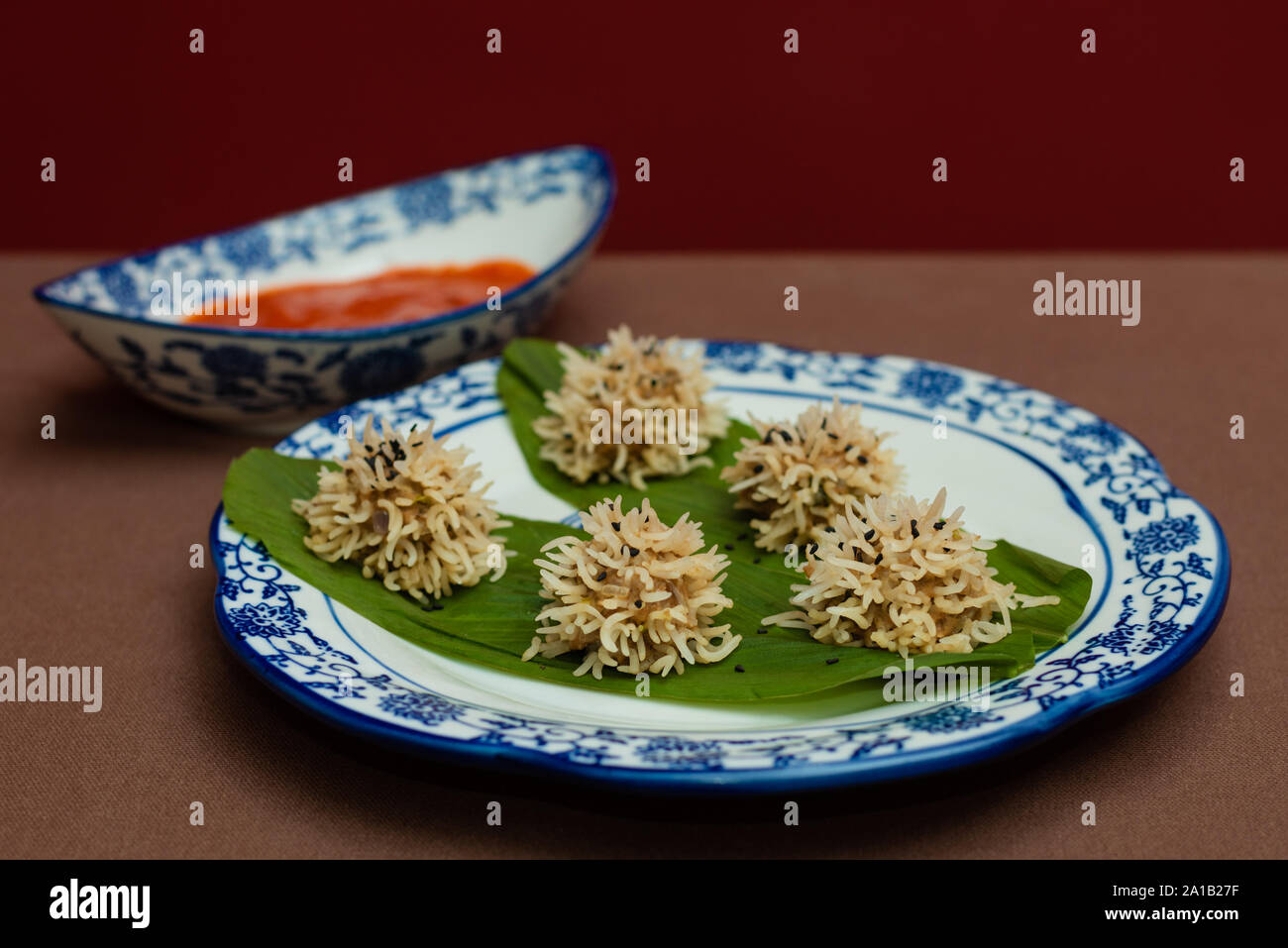 Chicken flower dumplings/Chicken Porcupine- Chicken mince balls covered ...