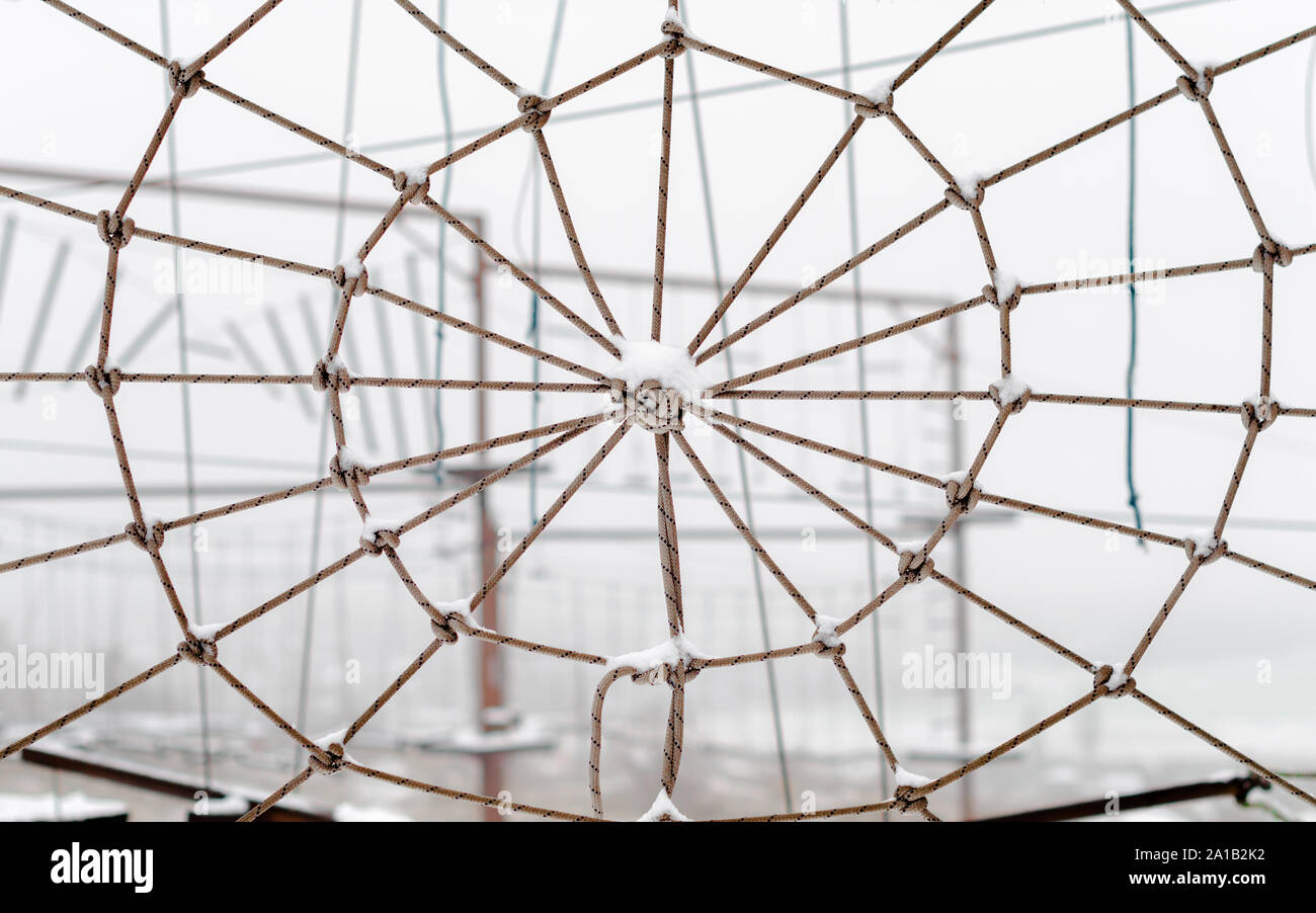 Rope tied in knots hi-res stock photography and images - Alamy