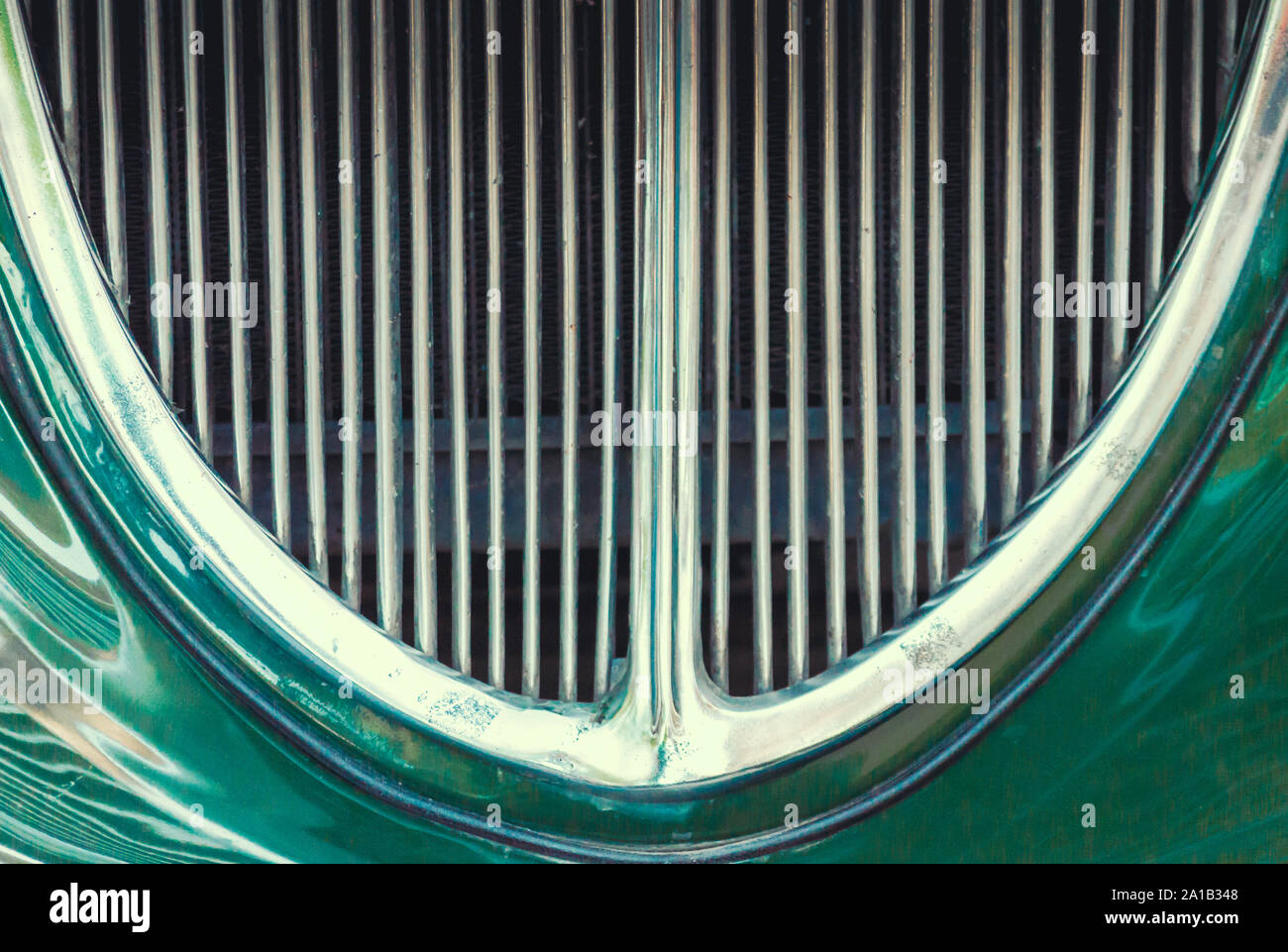 old retro car radiator closeup Stock Photo - Alamy