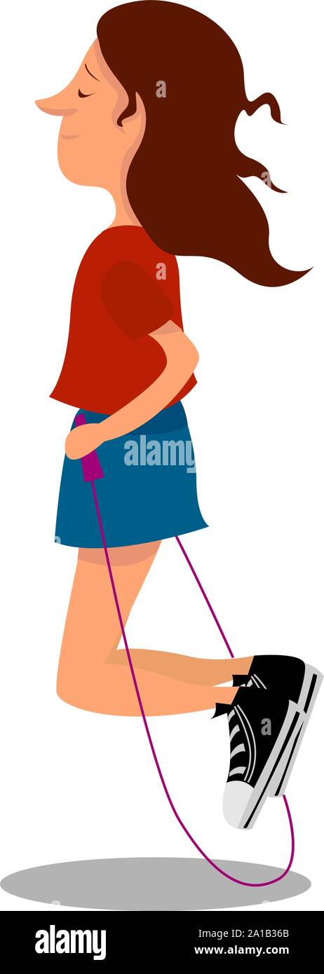Jump rope drawing icon hi-res stock photography and images - Alamy