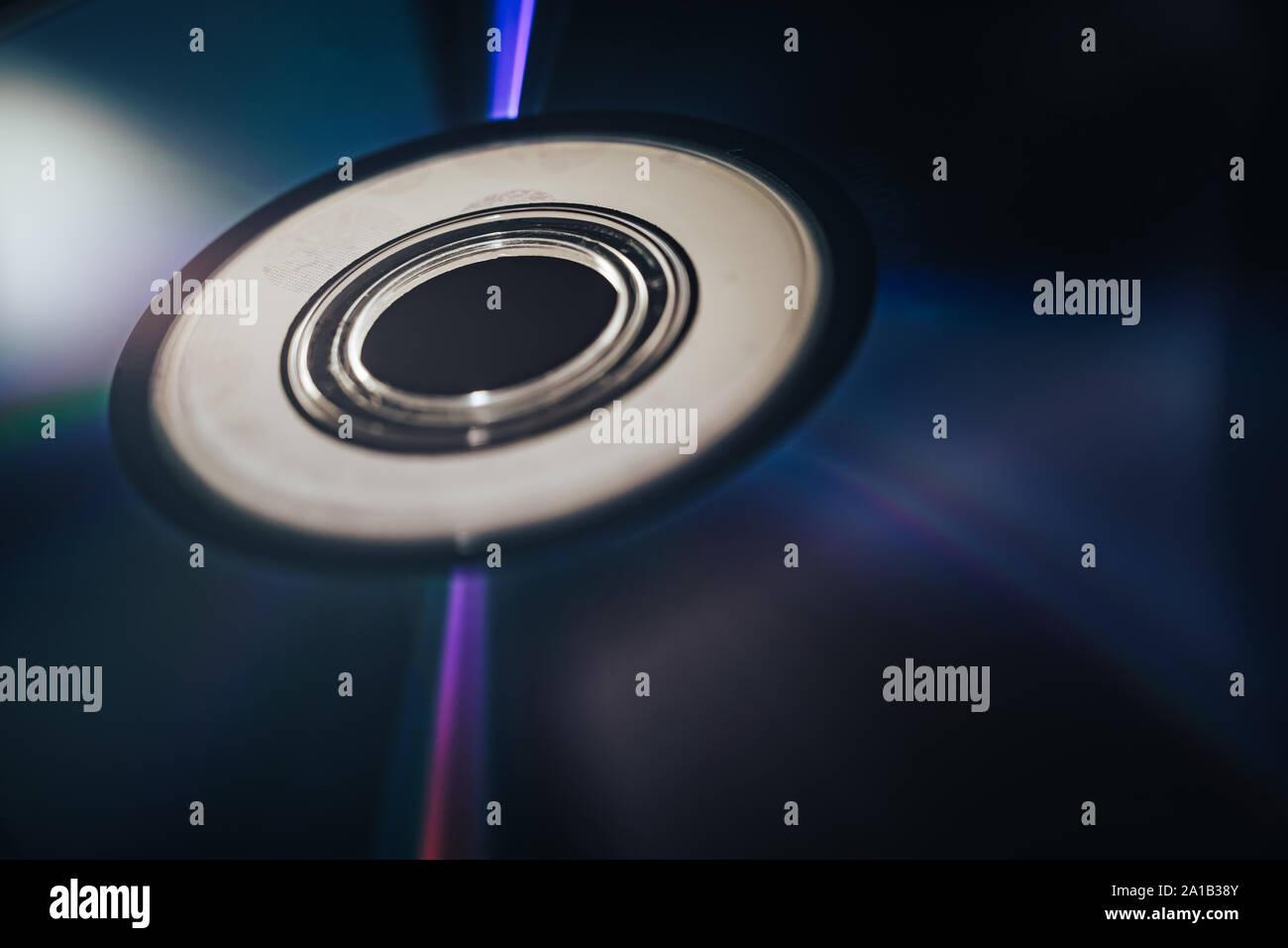 Close up beautiful CD and DVD disk tape colored background Stock Photo ...