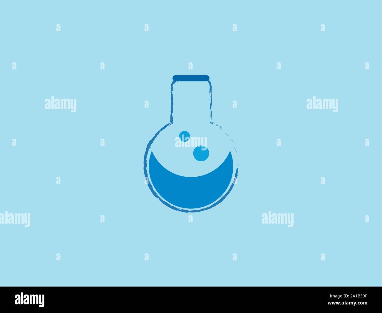 Lab tube, illustration, vector on white background Stock Vector Image ...