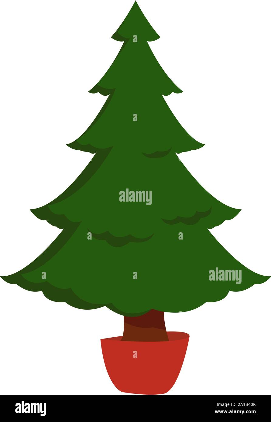 Green fir christmas background Stock Vector Images - Alamy