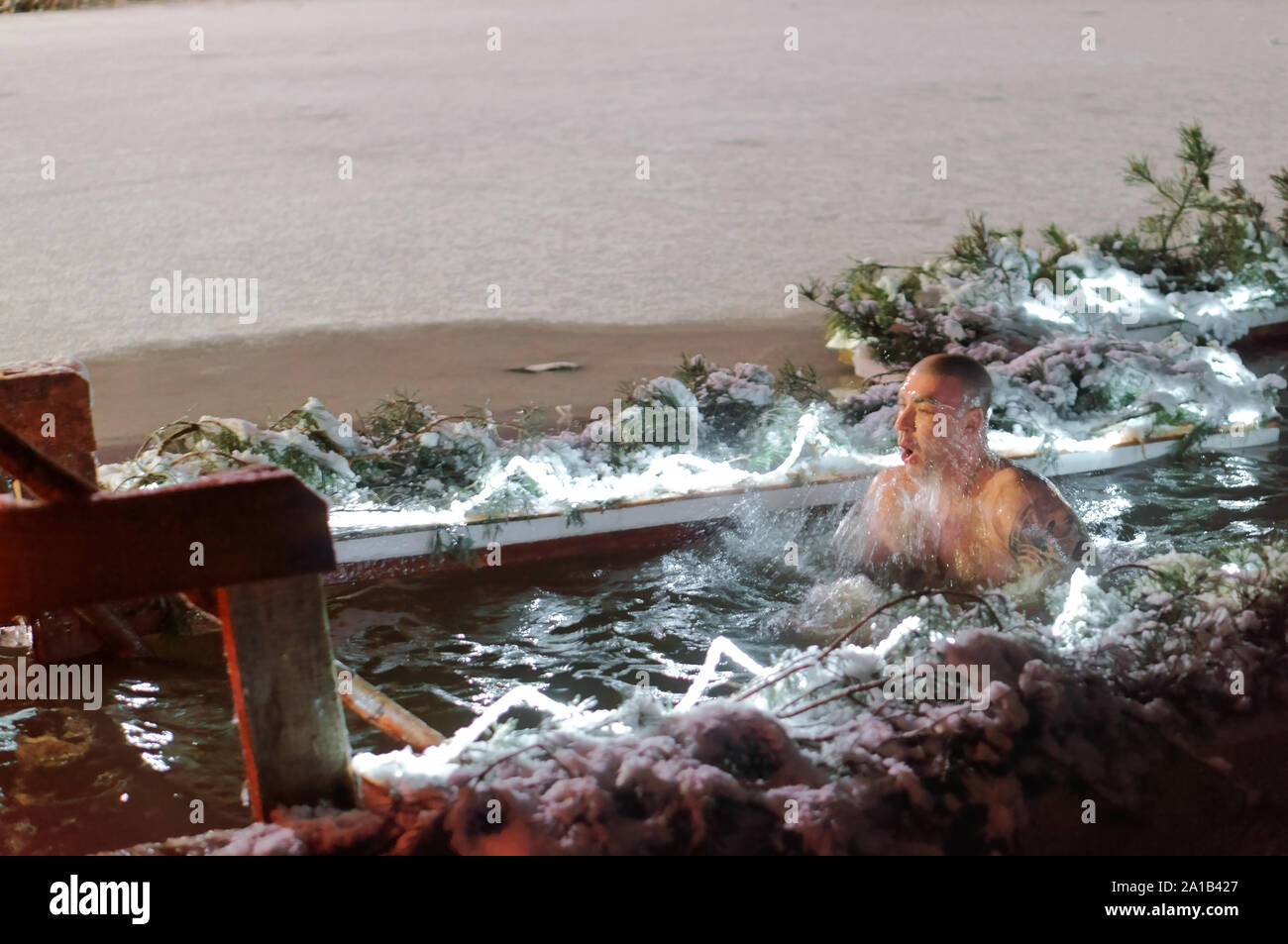 Epiphany bathing in the hole, The Baptism Of The Lord Epiphany ...