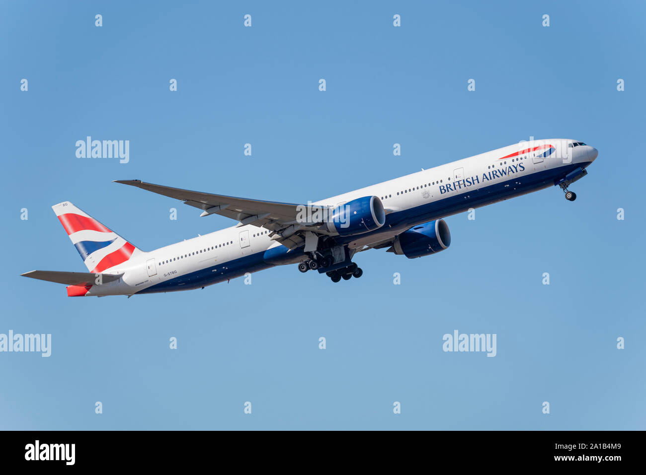British Airways Boeing 777 Take Off High Resolution Stock Photography ...