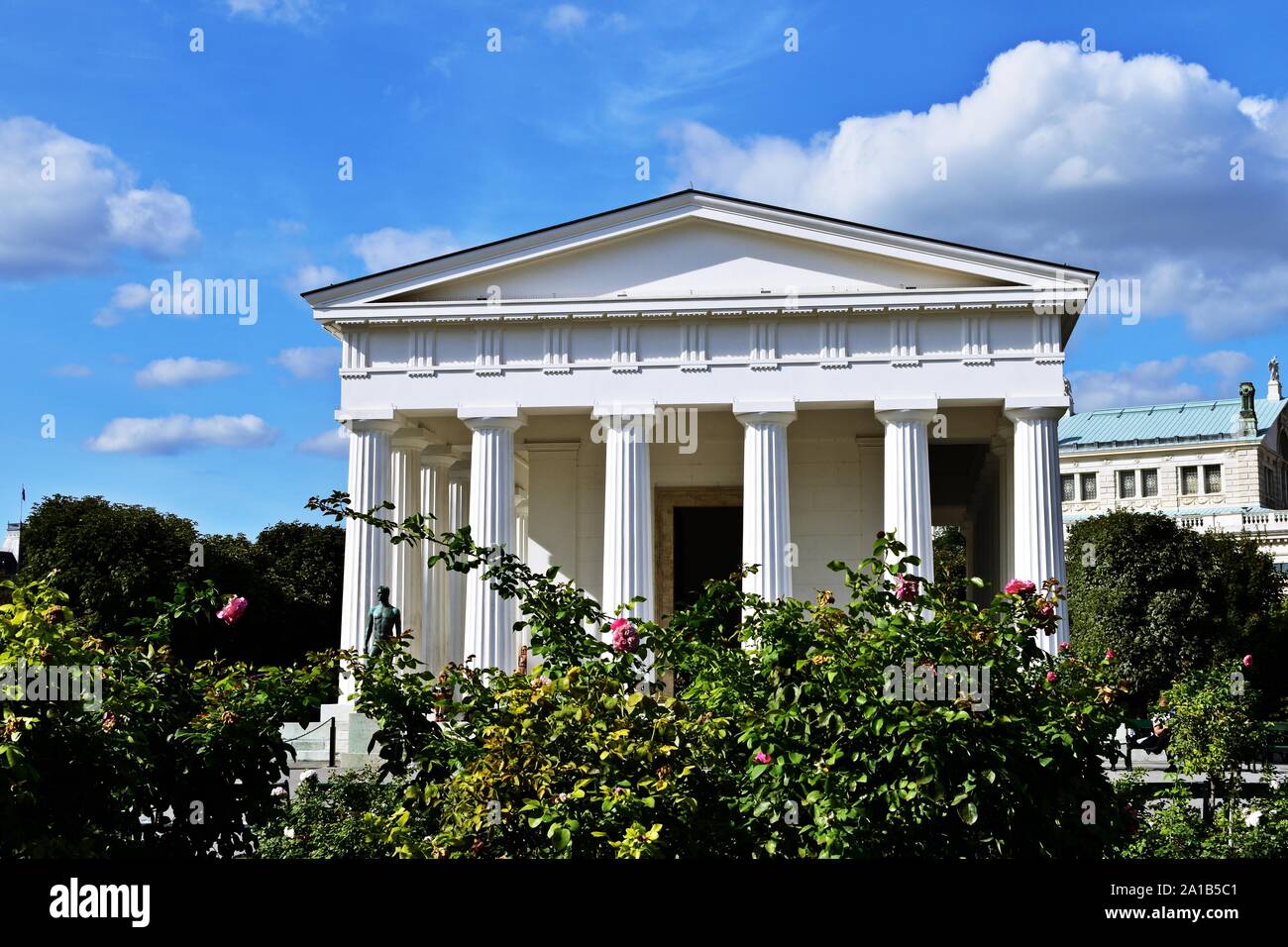 Theseus Temple in the Volksgarten in Vienna, Austria Stock Photo - Alamy