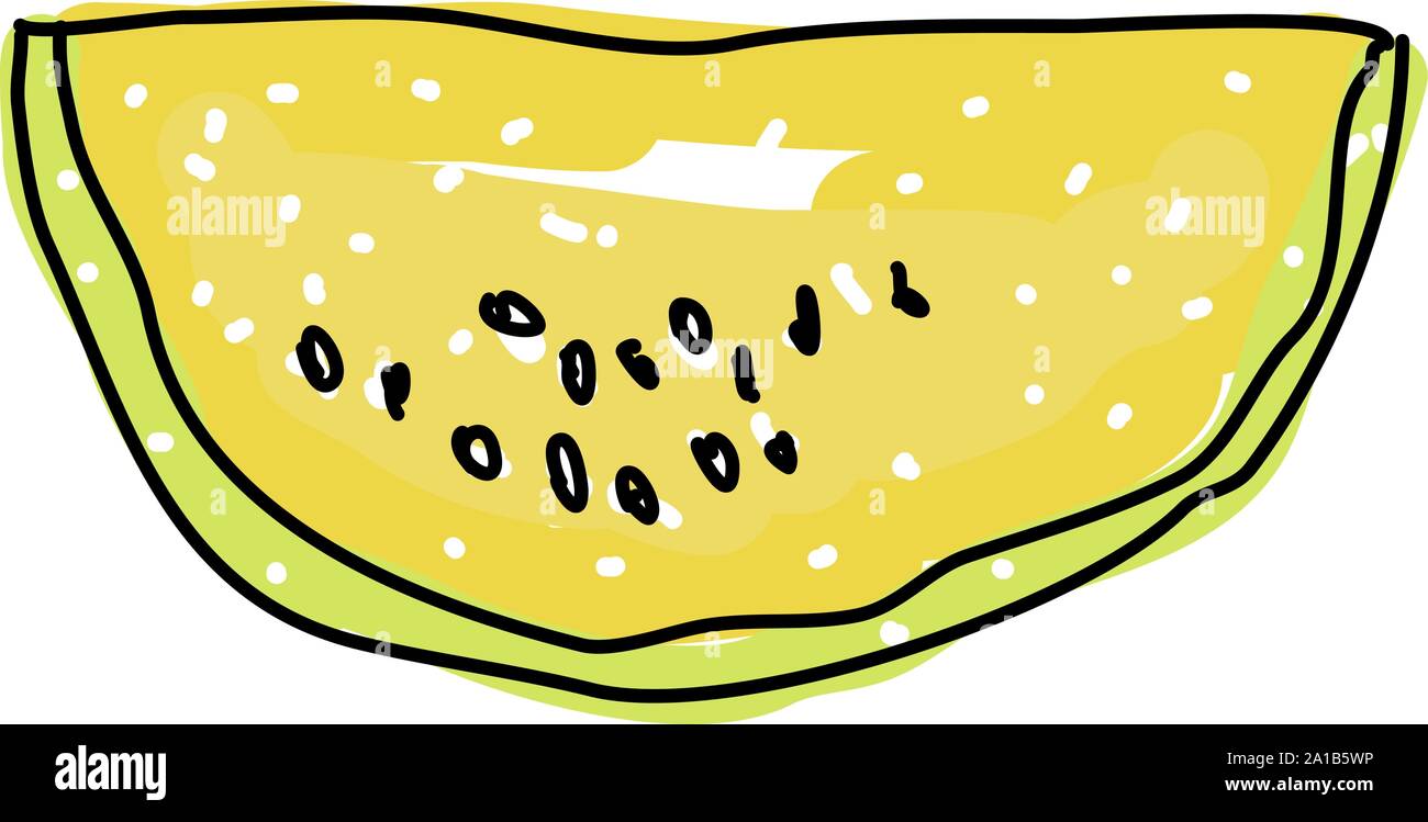 Golden melon Stock Vector Images - Alamy