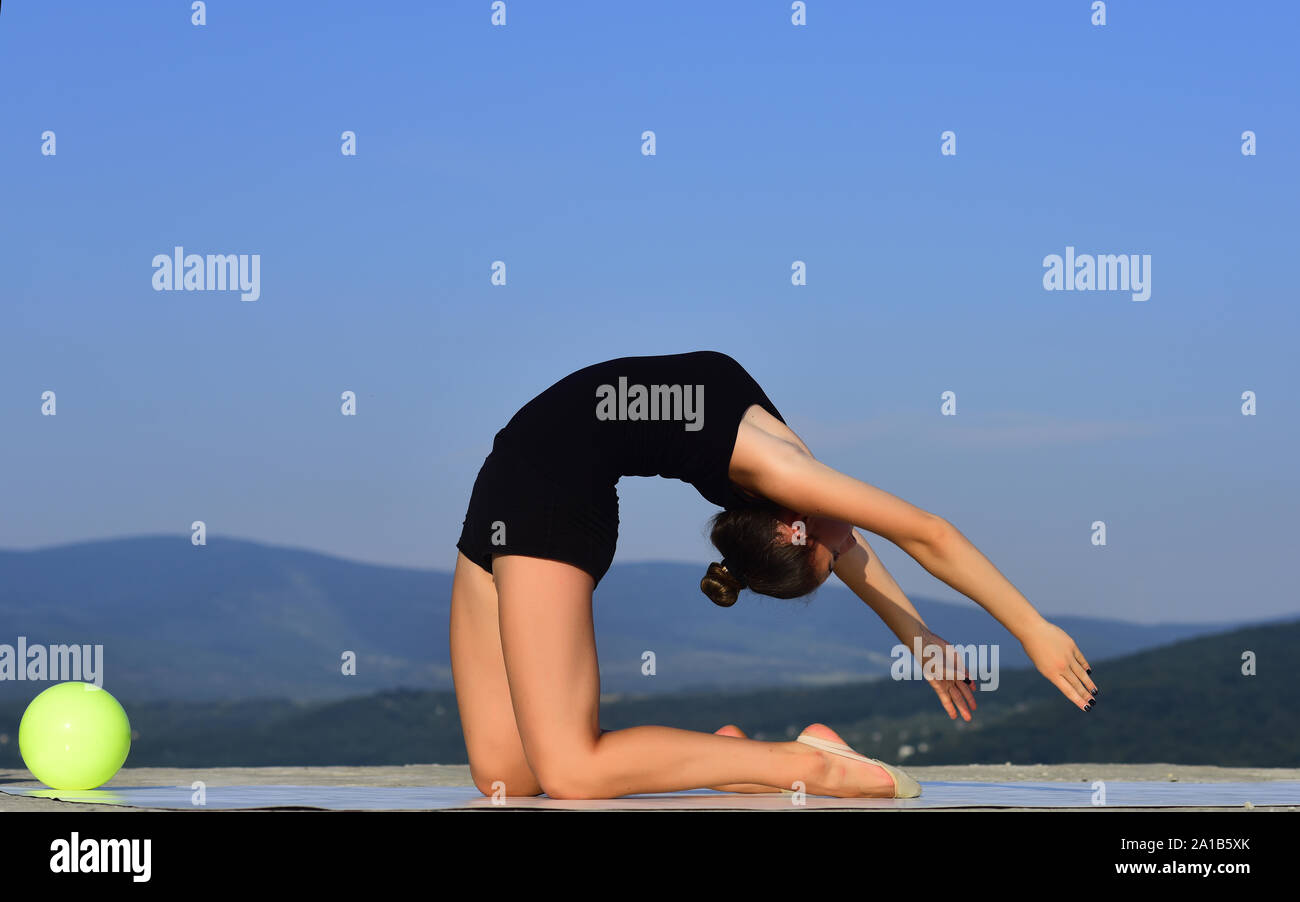 Sport and success. Flexibility in acrobatics and fitness health ...