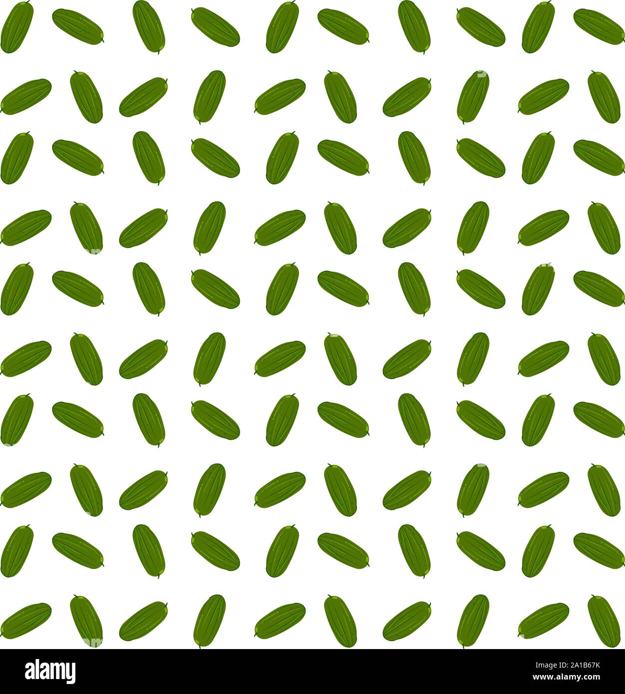 Cucumber wallpaper, illustration, vector on white background Stock ...
