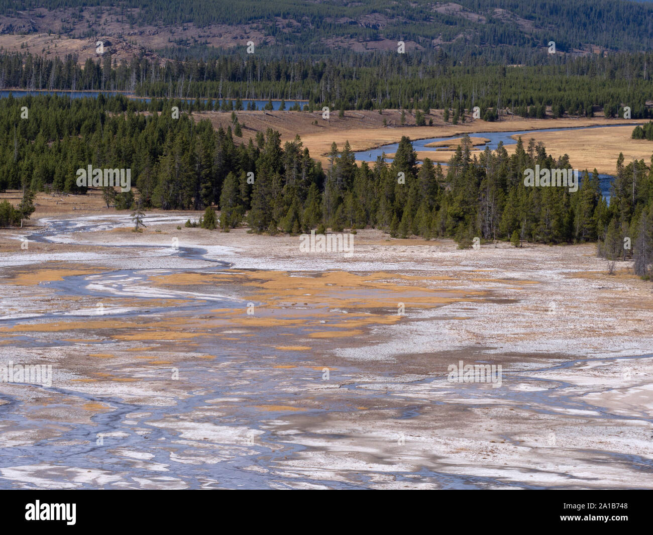 Yellowstone geothermal area hi-res stock photography and images - Alamy