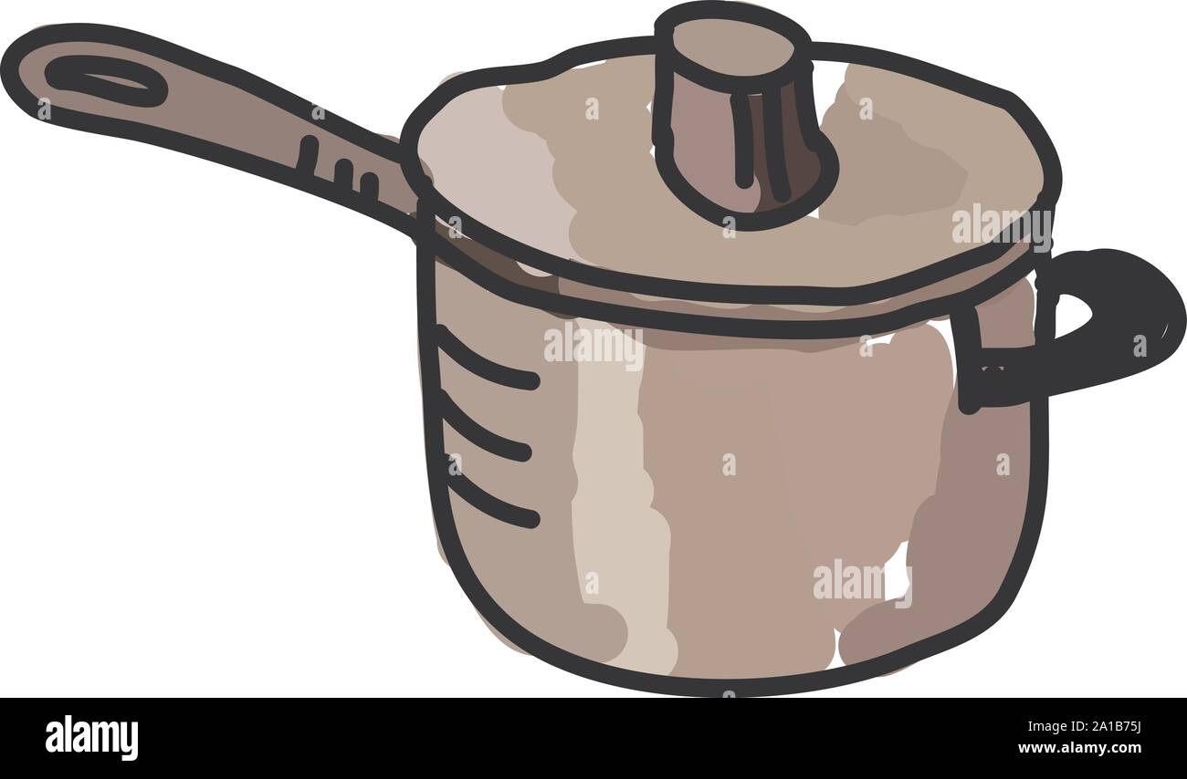 Saucepan drawing Stock Vector Images - Alamy
