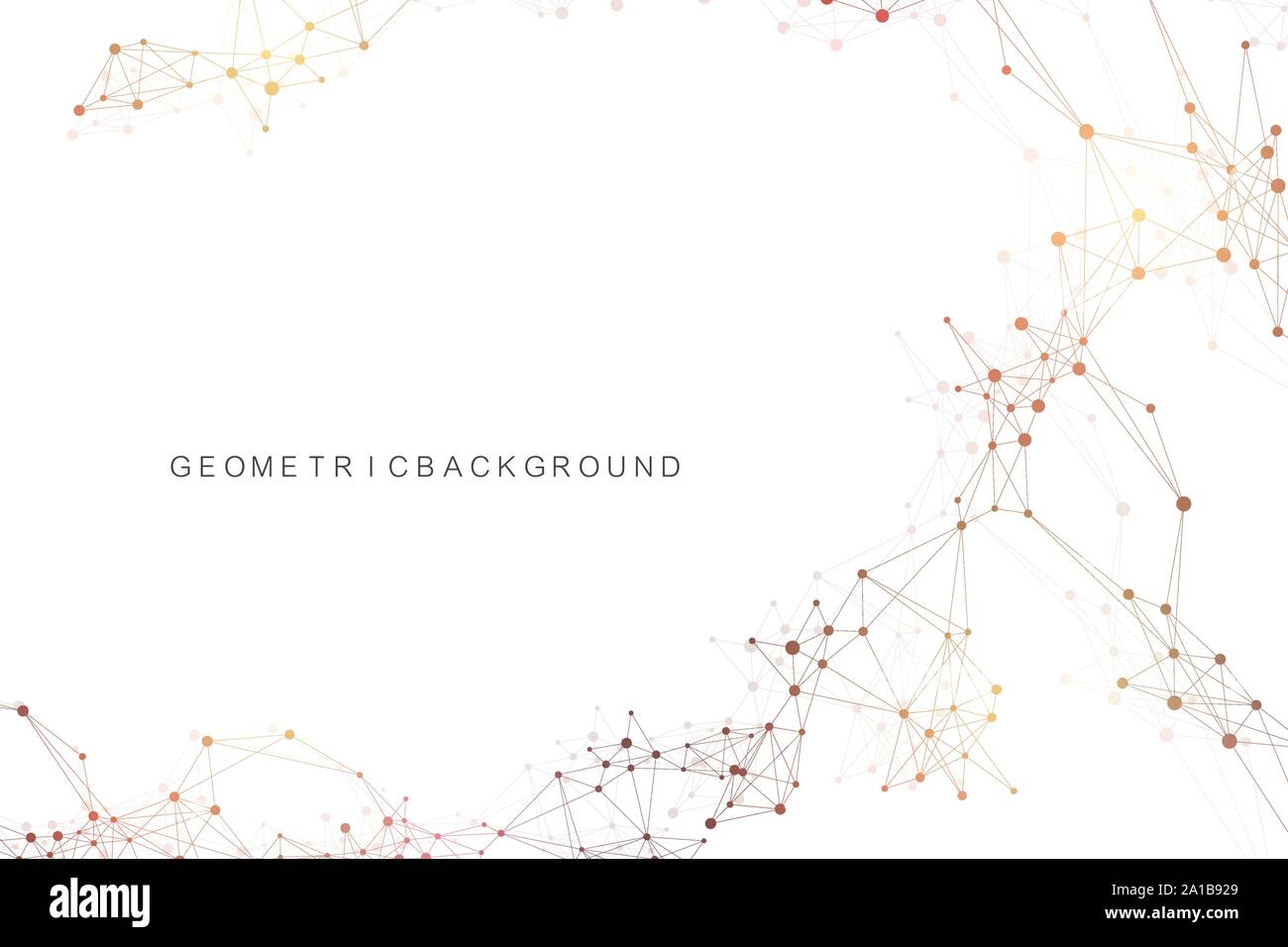 Big Data Visualization Geometric Abstract Background Visual Information Complexity Futuristic