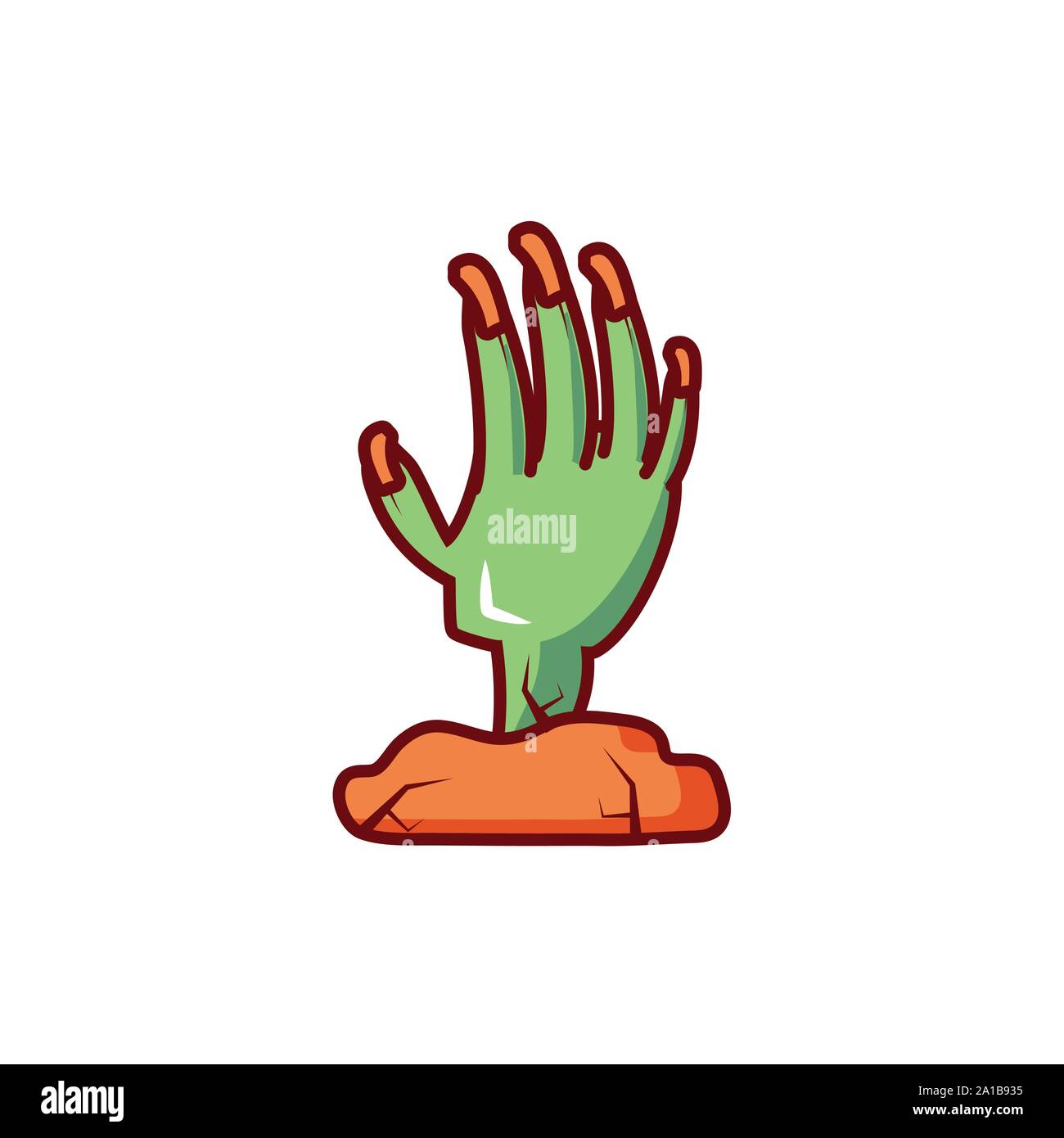 Scary finger nails Stock Vector Images - Alamy