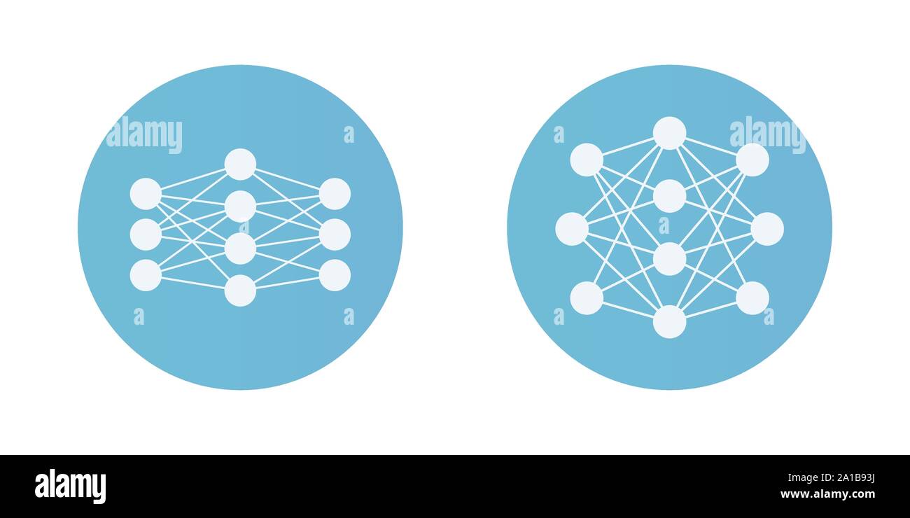 Artificial intelligence, deep learning, machine learning design concept Stock Vector Image & Art ...