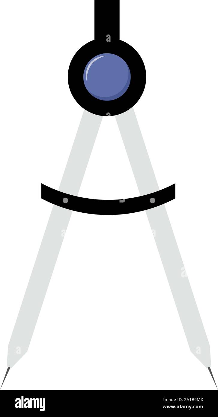 Calipers, illustration, vector on white background Stock Vector Image ...