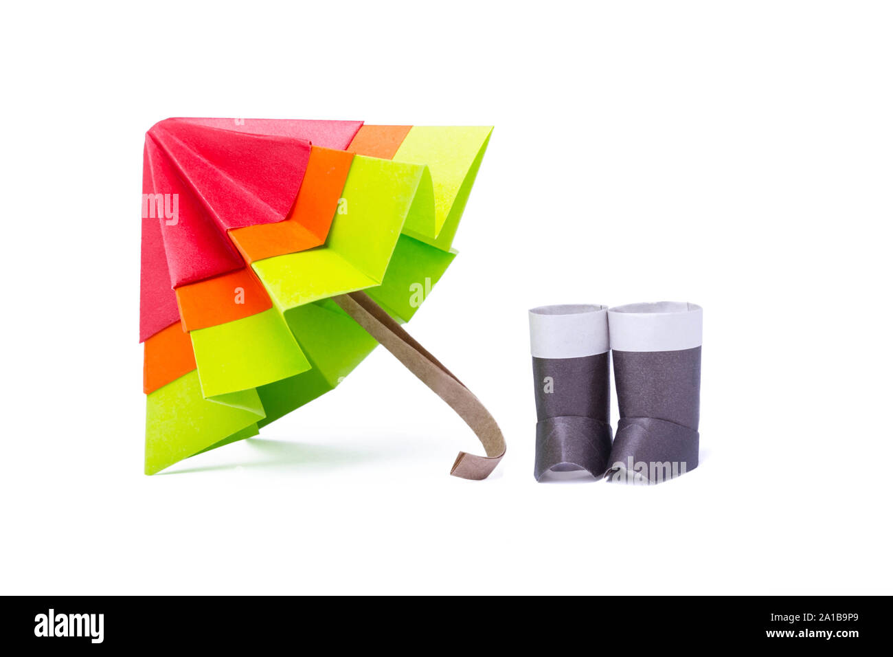 Paper boots Cut Out Stock Images & Pictures - Alamy