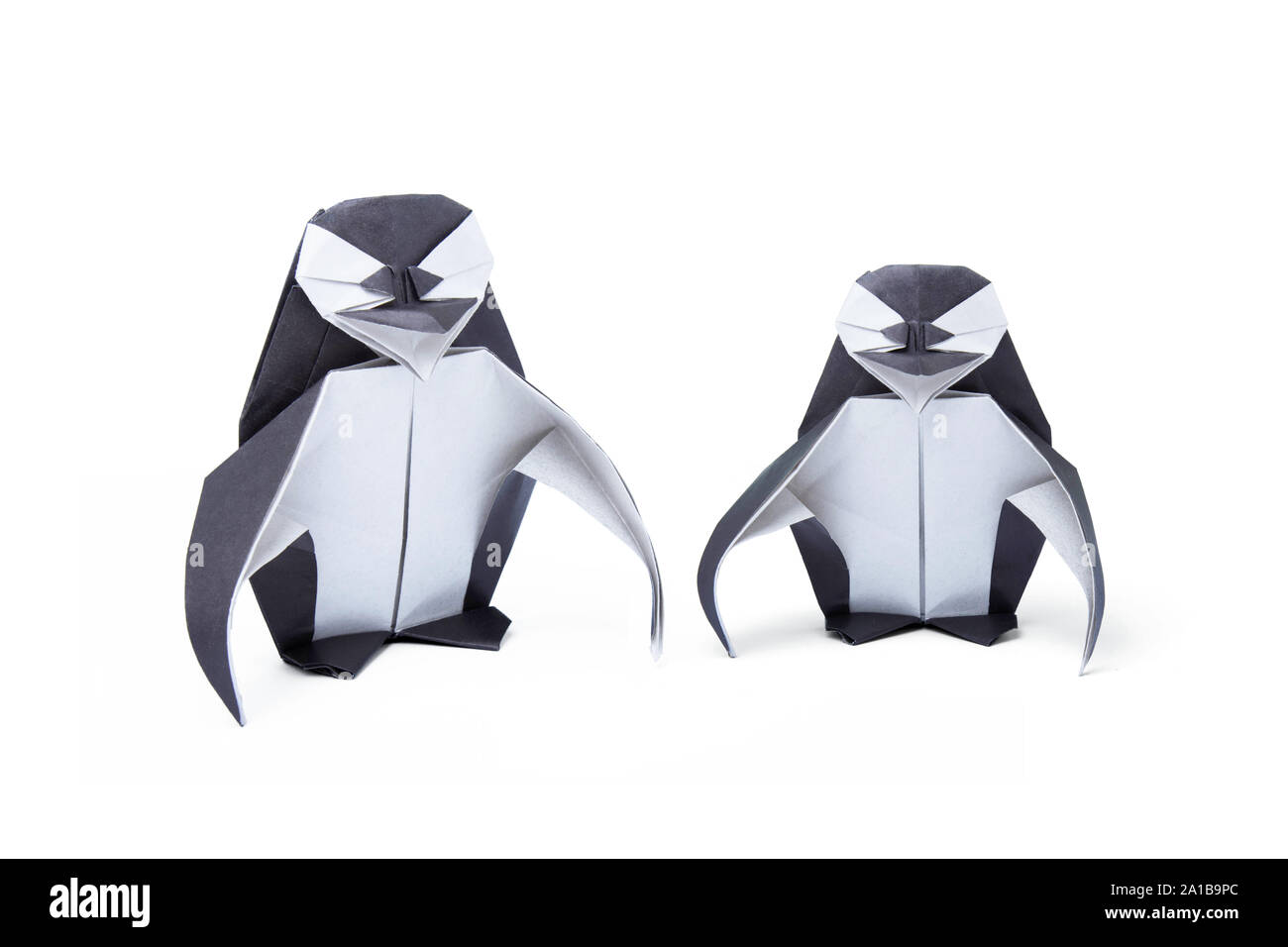 Penguin origami paper Stock Photo - Alamy