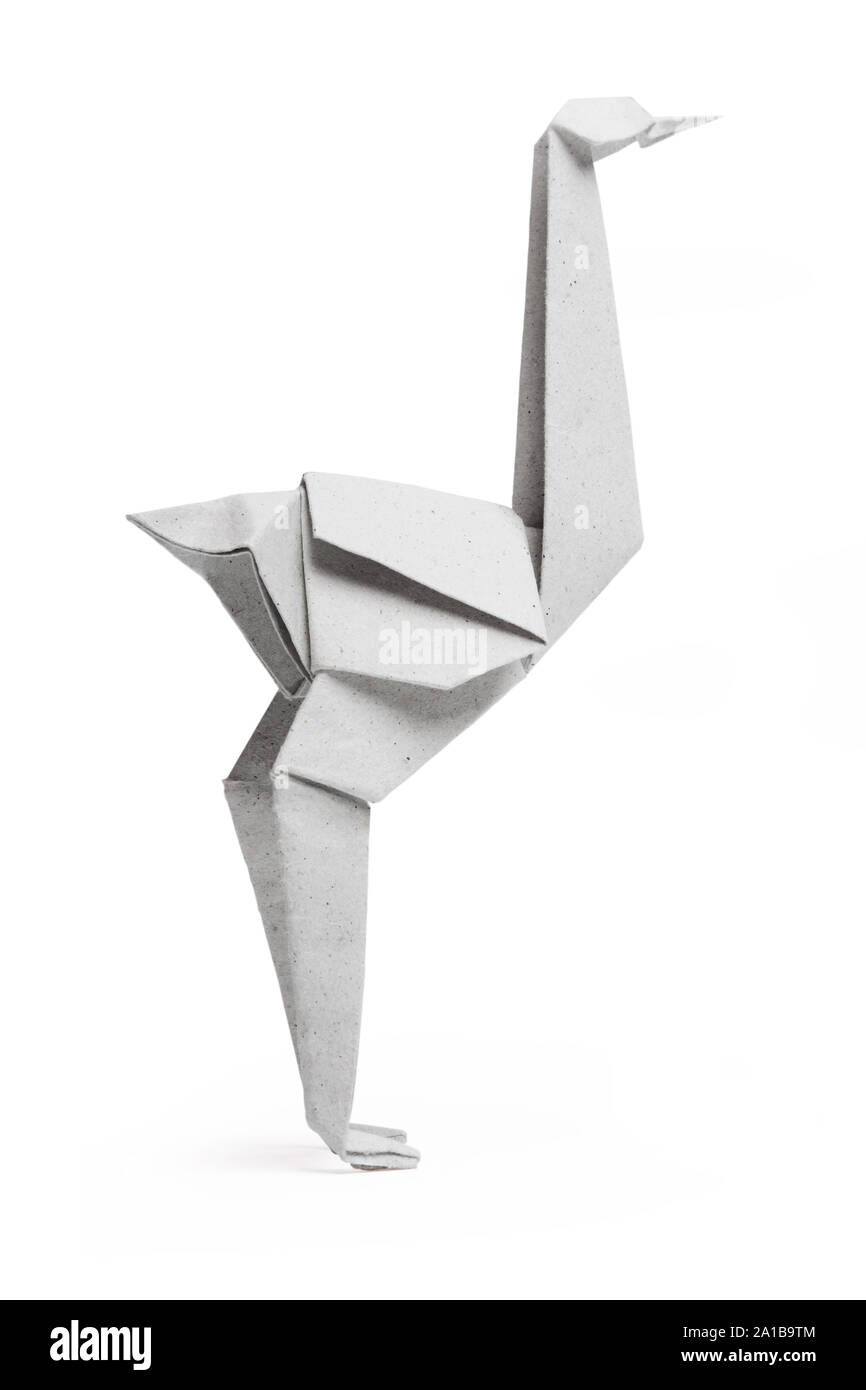Illustration bird origami Cut Out Stock Images & Pictures - Alamy