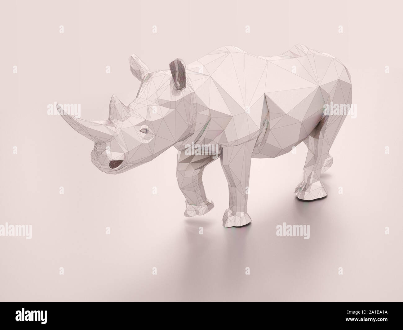 Rhino 3d hi-res stock photography and images - Alamy