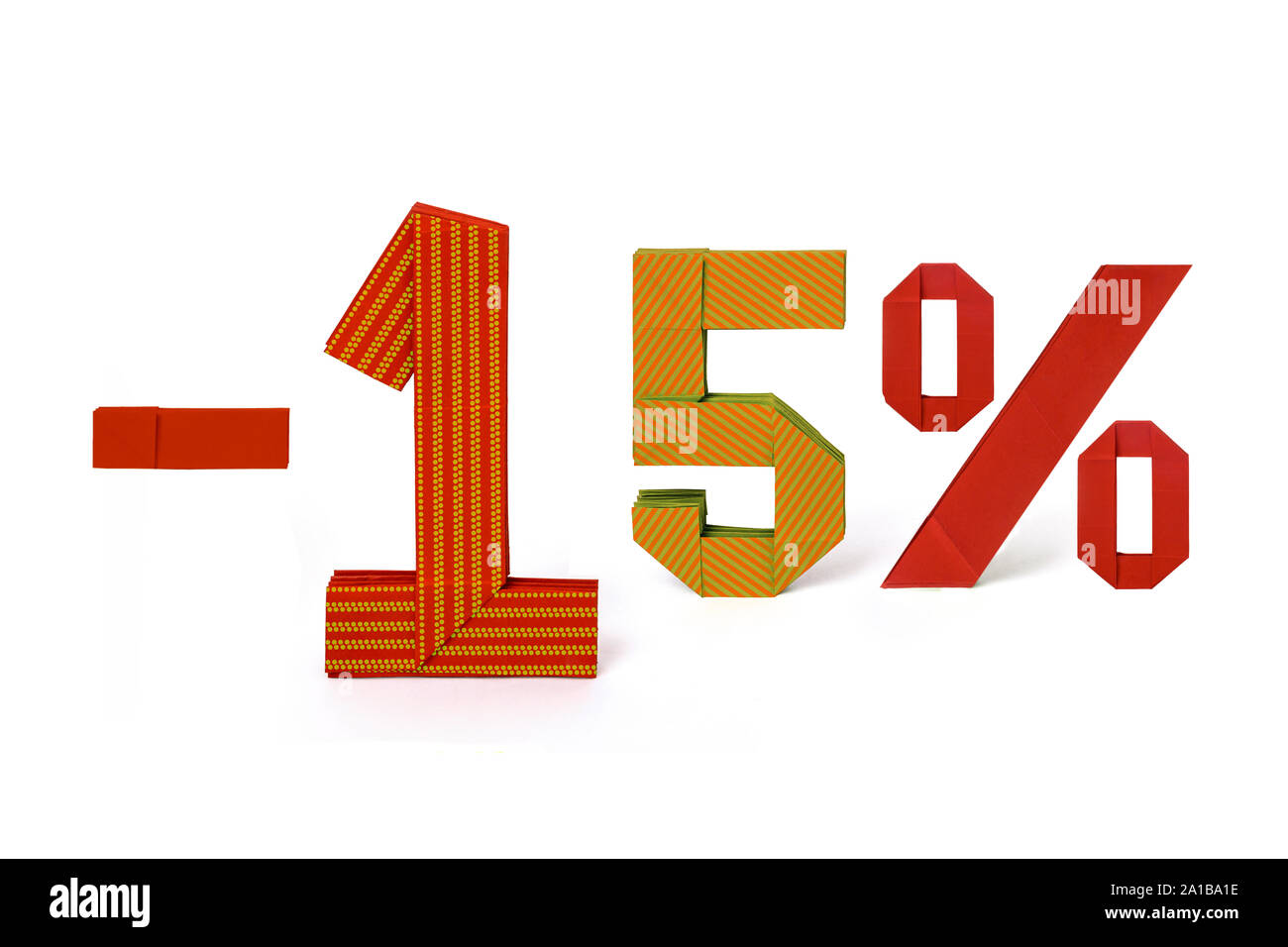 15 percentage discount Cut Out Stock Images & Pictures - Alamy