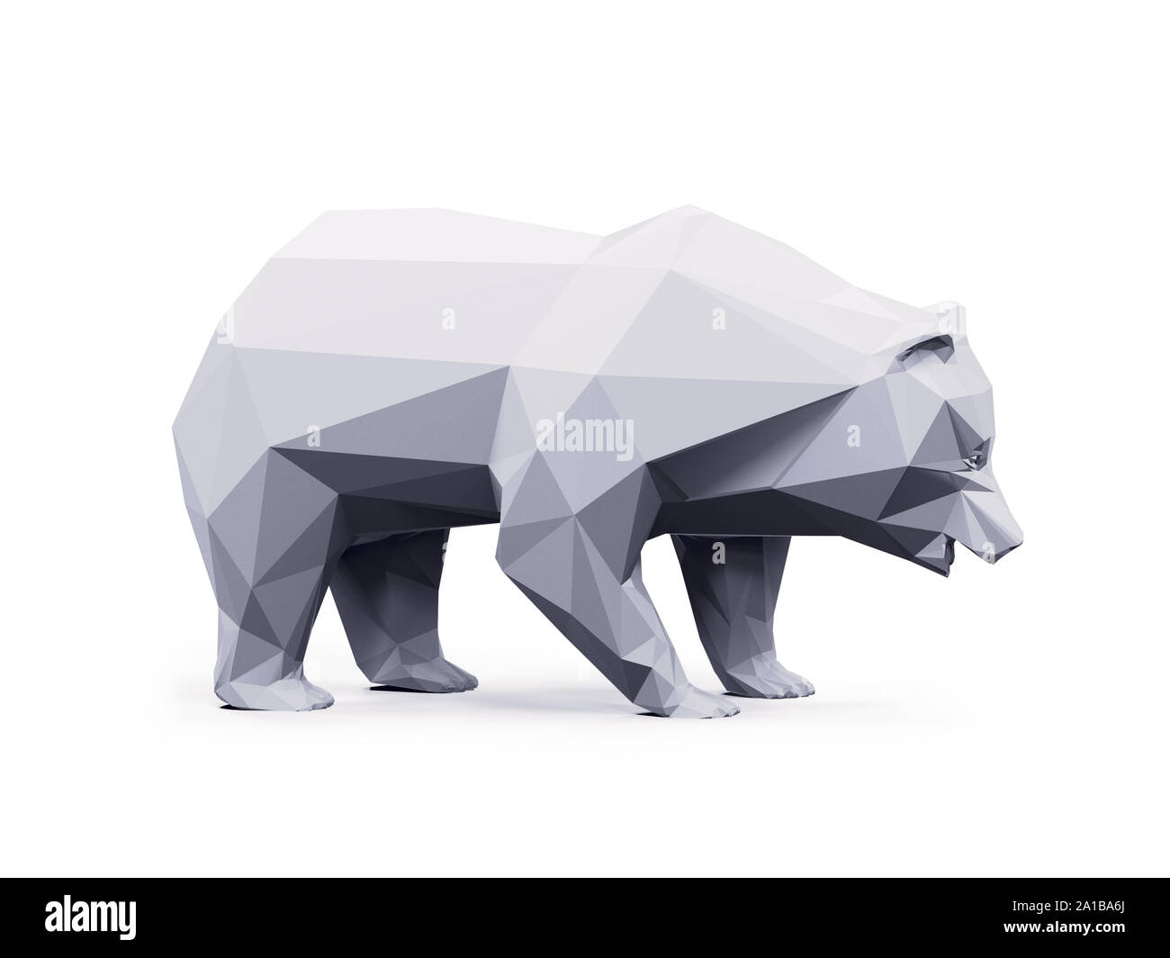 Abstract bear geometric Stock Photo - Alamy