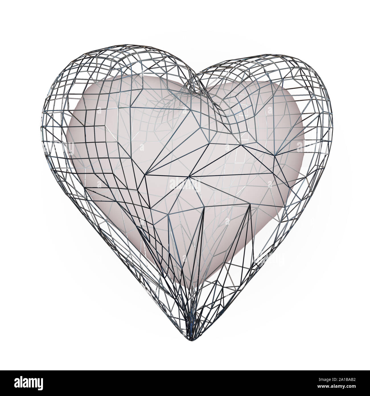 3d heart hi-res stock photography and images - Alamy