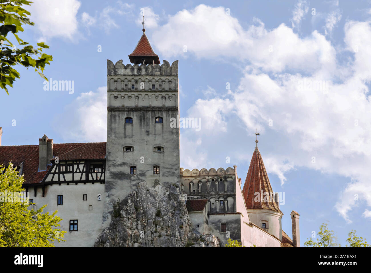 Bran Castle - Count Dracula's Castle, Romania Stock Photo - Alamy