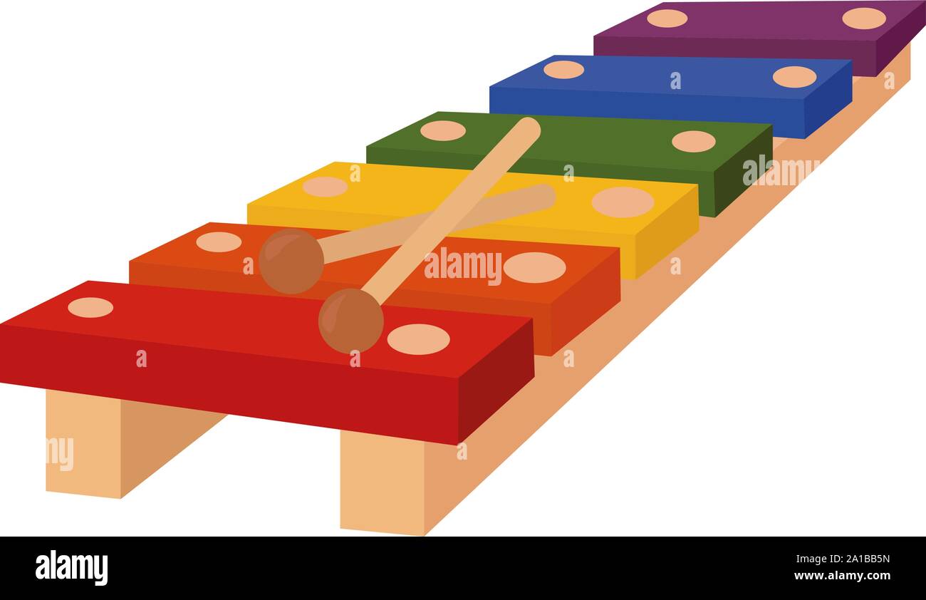 Xylophone cartoon icon hi-res stock photography and images - Alamy