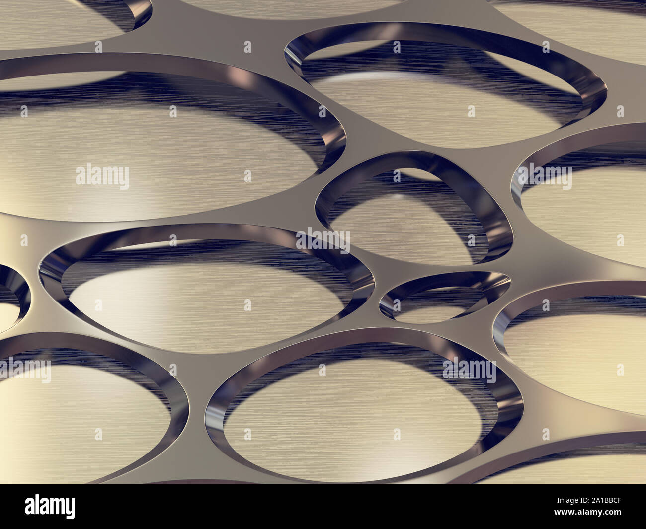 Rendering silver metallic grid background Stock Photo - Alamy