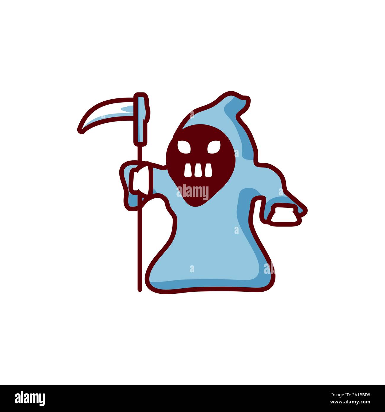 cartoon of death on white background vector illustration design Stock ...