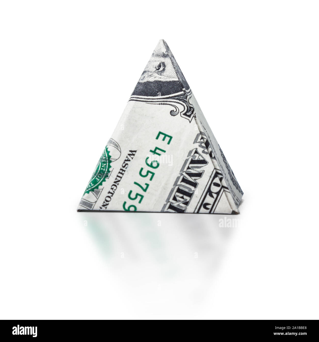 Dollar bill pyramid hi-res stock photography and images - Alamy