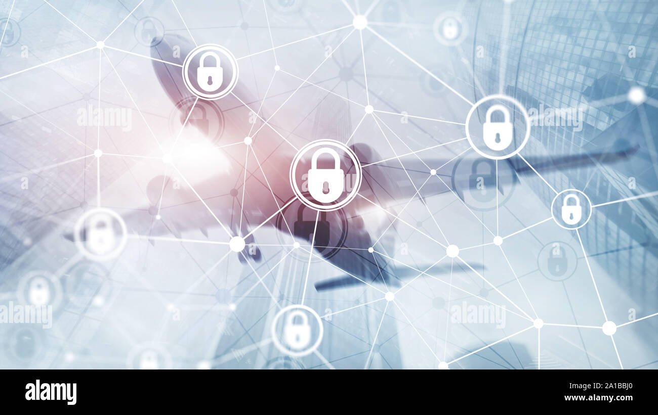 Cyber security, information privacy, data protection concept on modern ...