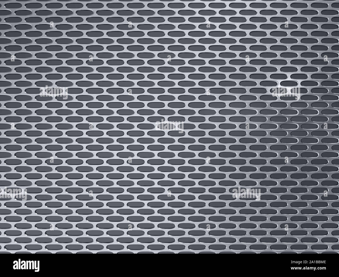 Rendering silver metallic grid background Stock Photo - Alamy