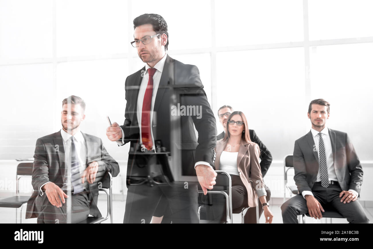 Angry Middle-aged Business Man Pointing at You Stock Photo - Alamy