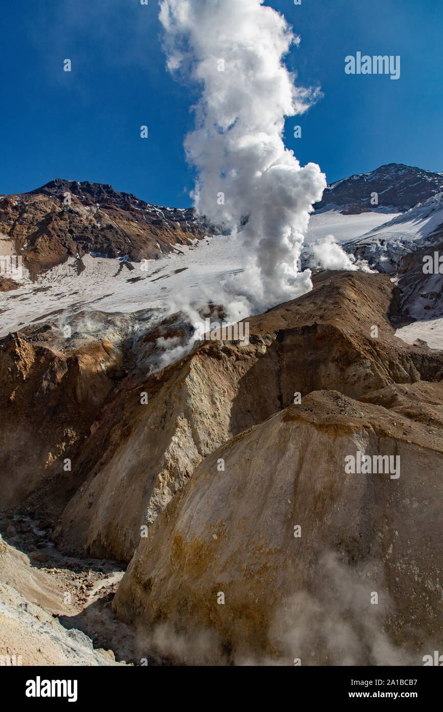 Mutnovsky Volcano, Volcanoes of South Kamchatka, Peninsula of Kamchatka ...