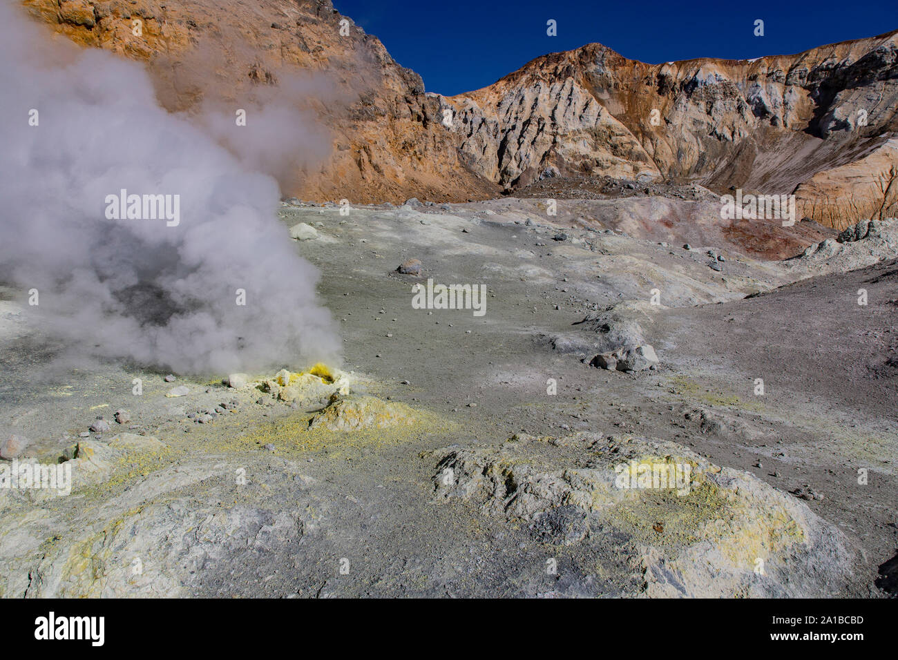 Mutnovsky Volcano, Volcanoes of South Kamchatka, Peninsula of Kamchatka ...