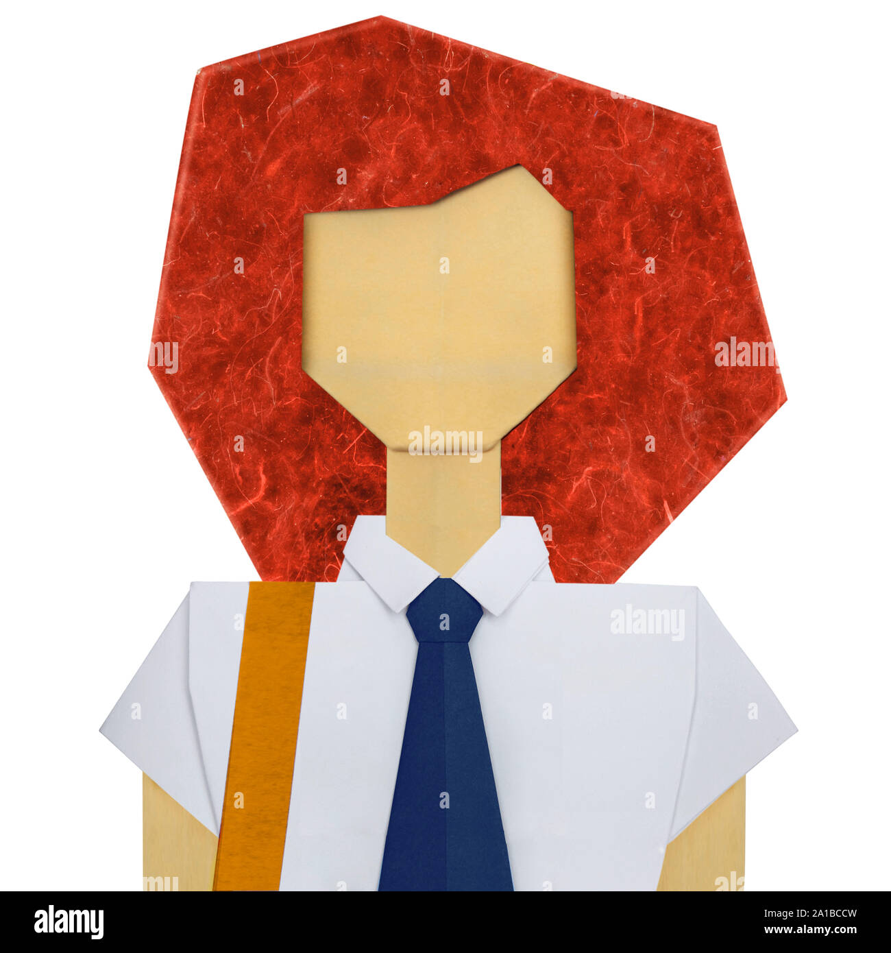 Origami student girl Stock Photo - Alamy