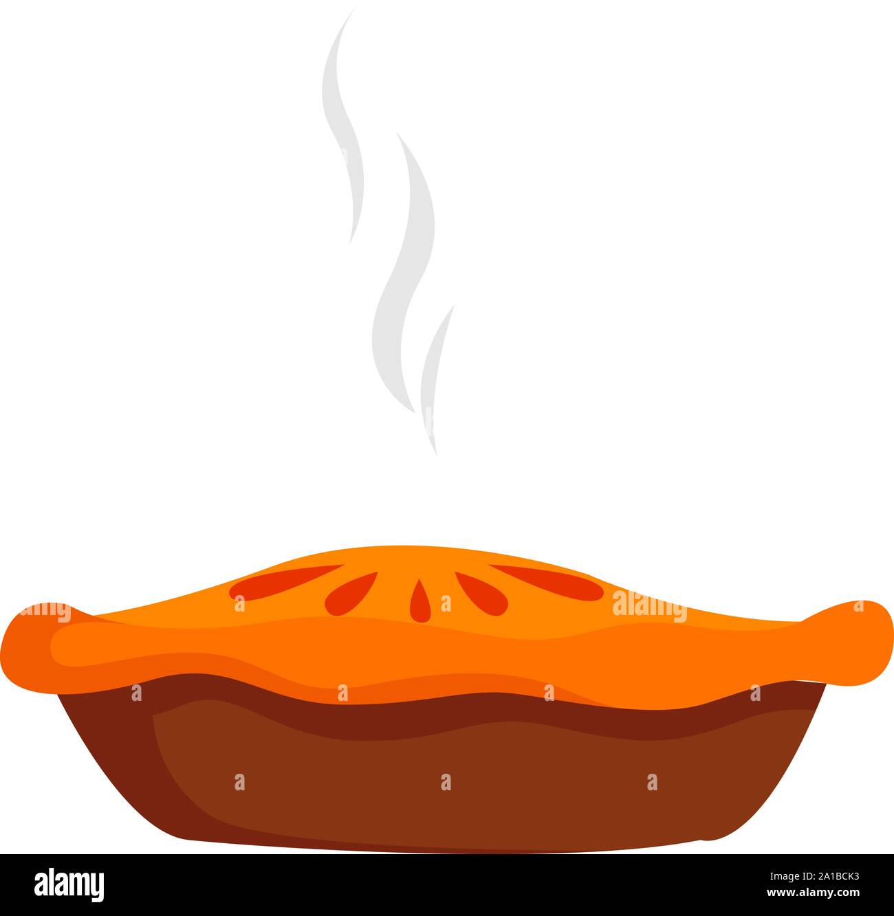 Apple on cake Stock Vector Images - Alamy