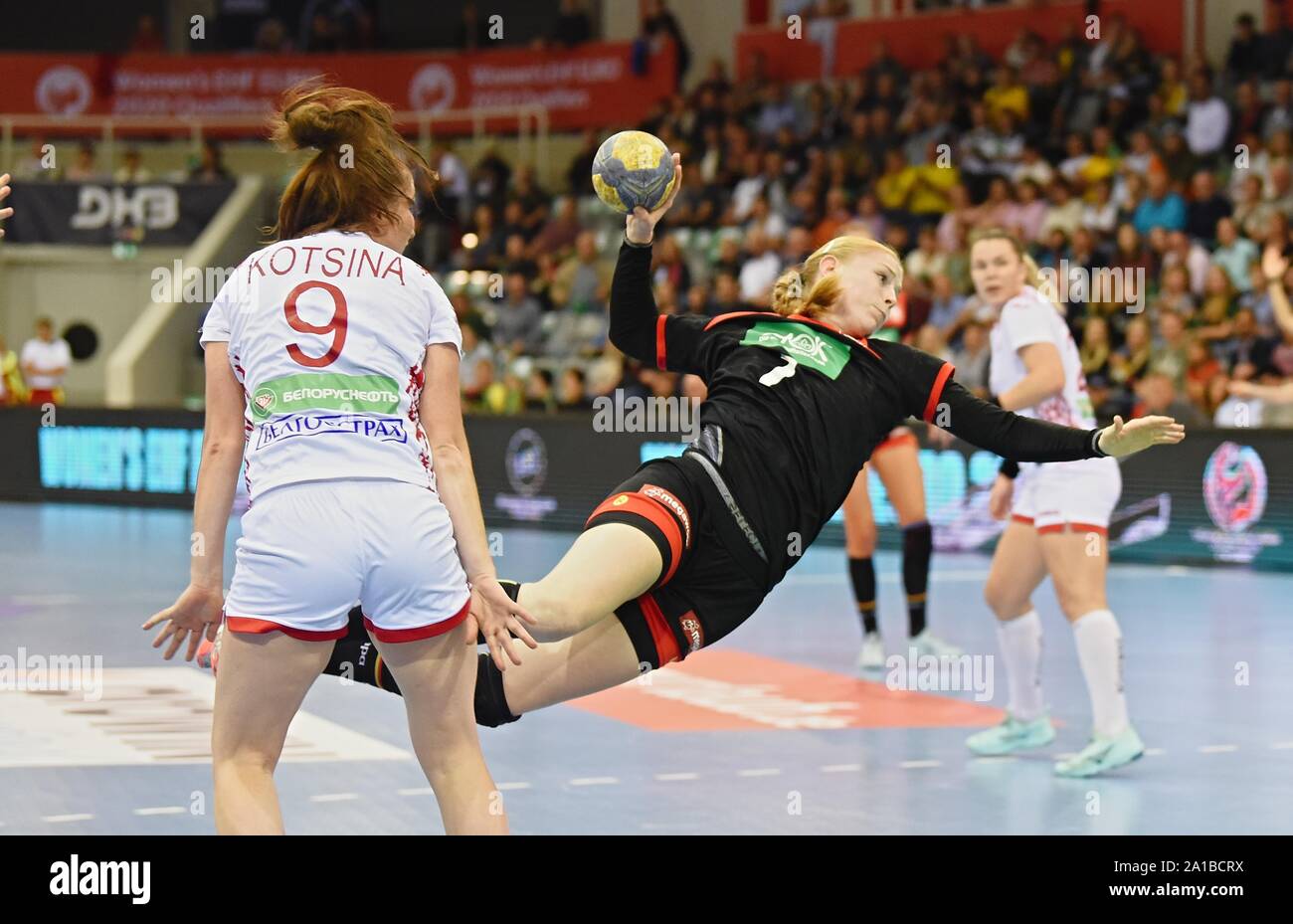 Germany. 25th Sep, 2019. Handball, women, European Championship ...