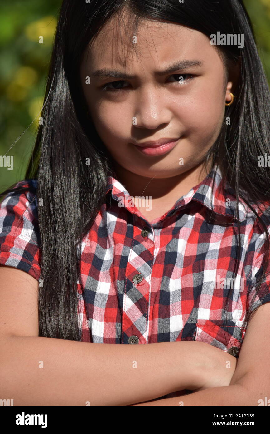 A Stubborn Pretty Diverse Person Stock Photo - Alamy