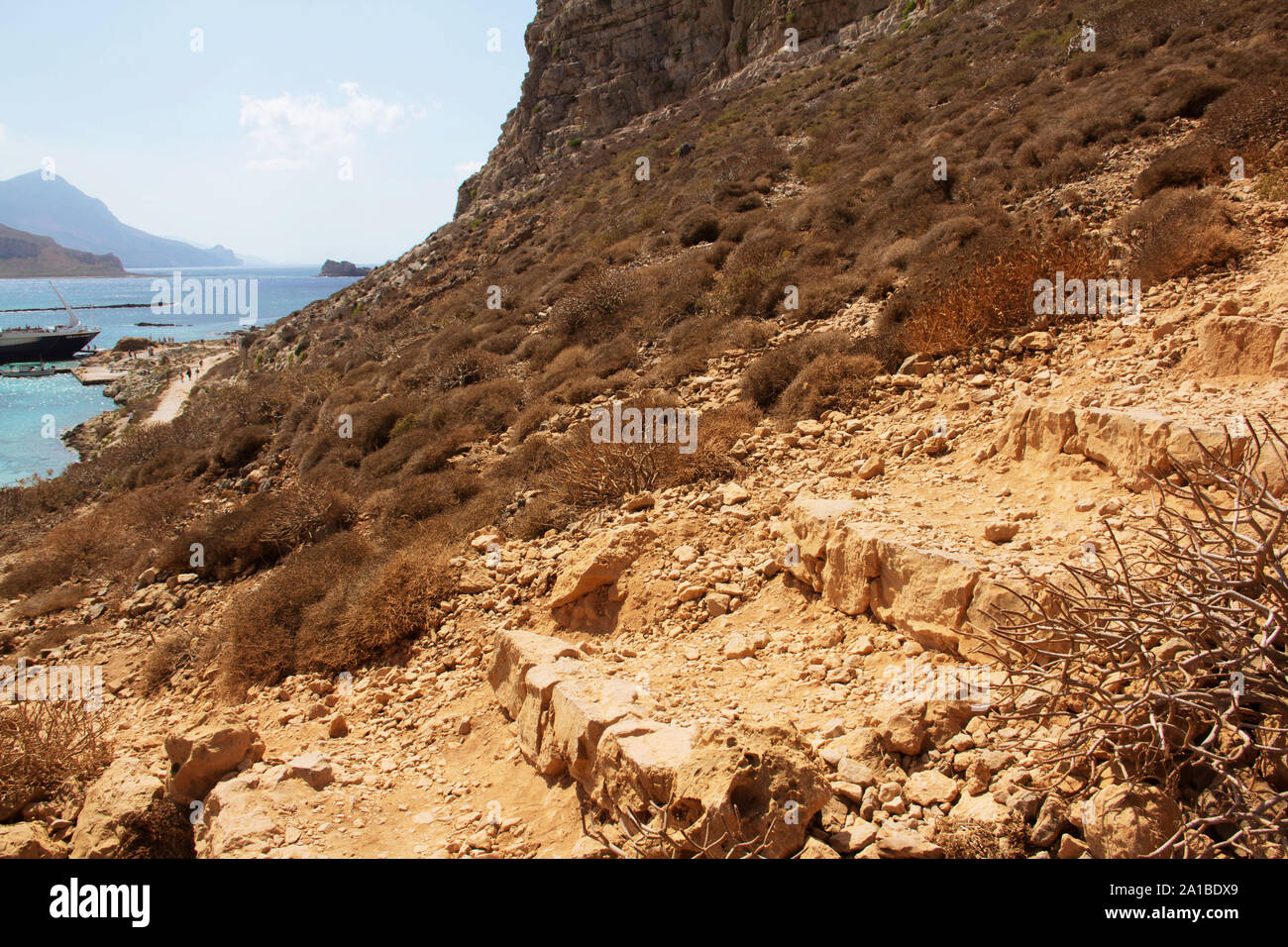 Gramvousa castle hi-res stock photography and images - Alamy