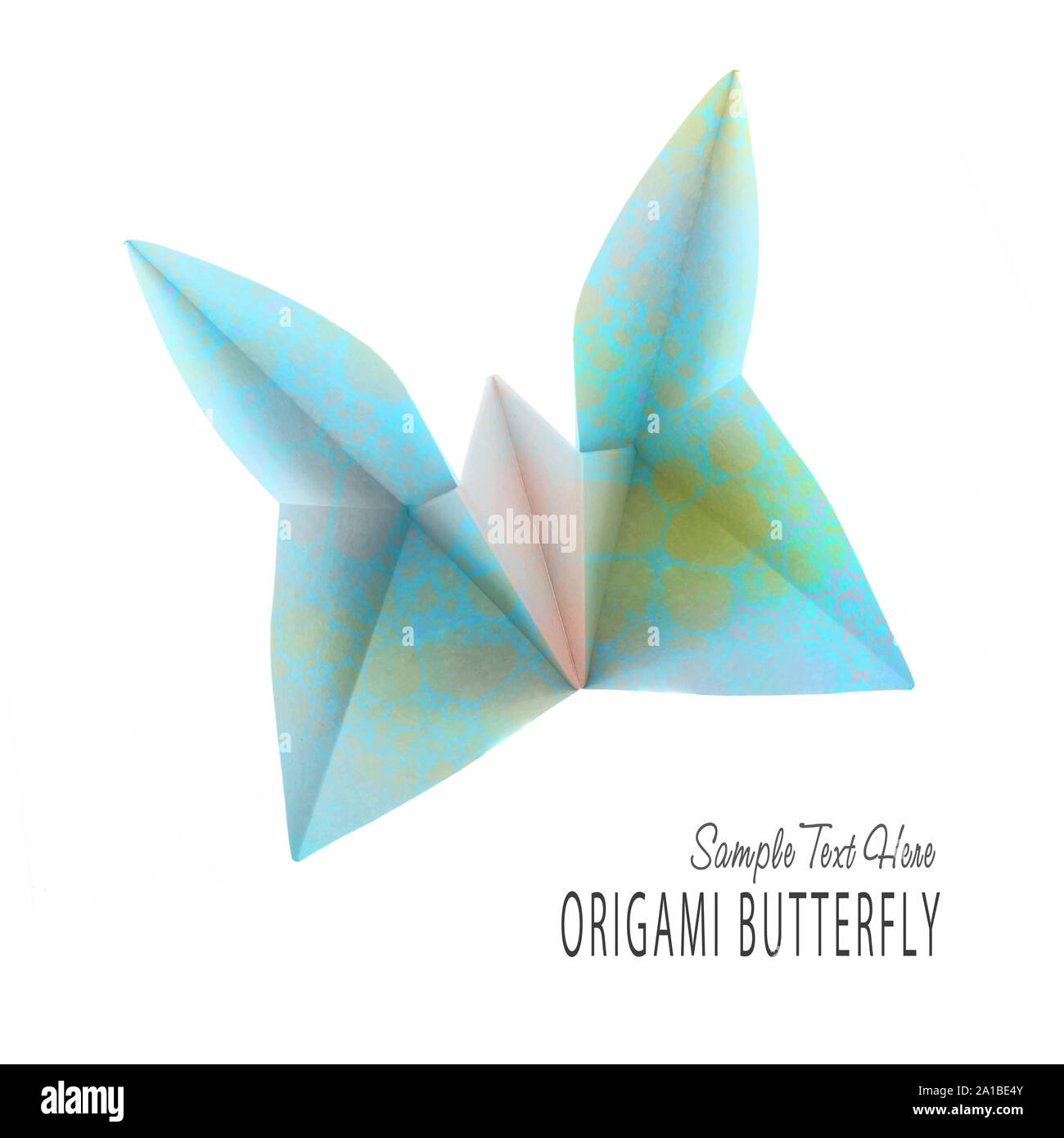 Origami paper butterfly Stock Photo - Alamy