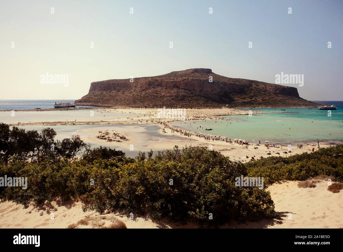Balos bay pink hi-res stock photography and images - Alamy