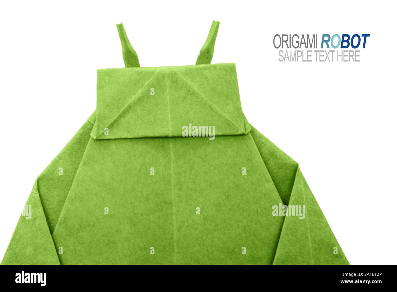 Paper origami robot Stock Photo - Alamy