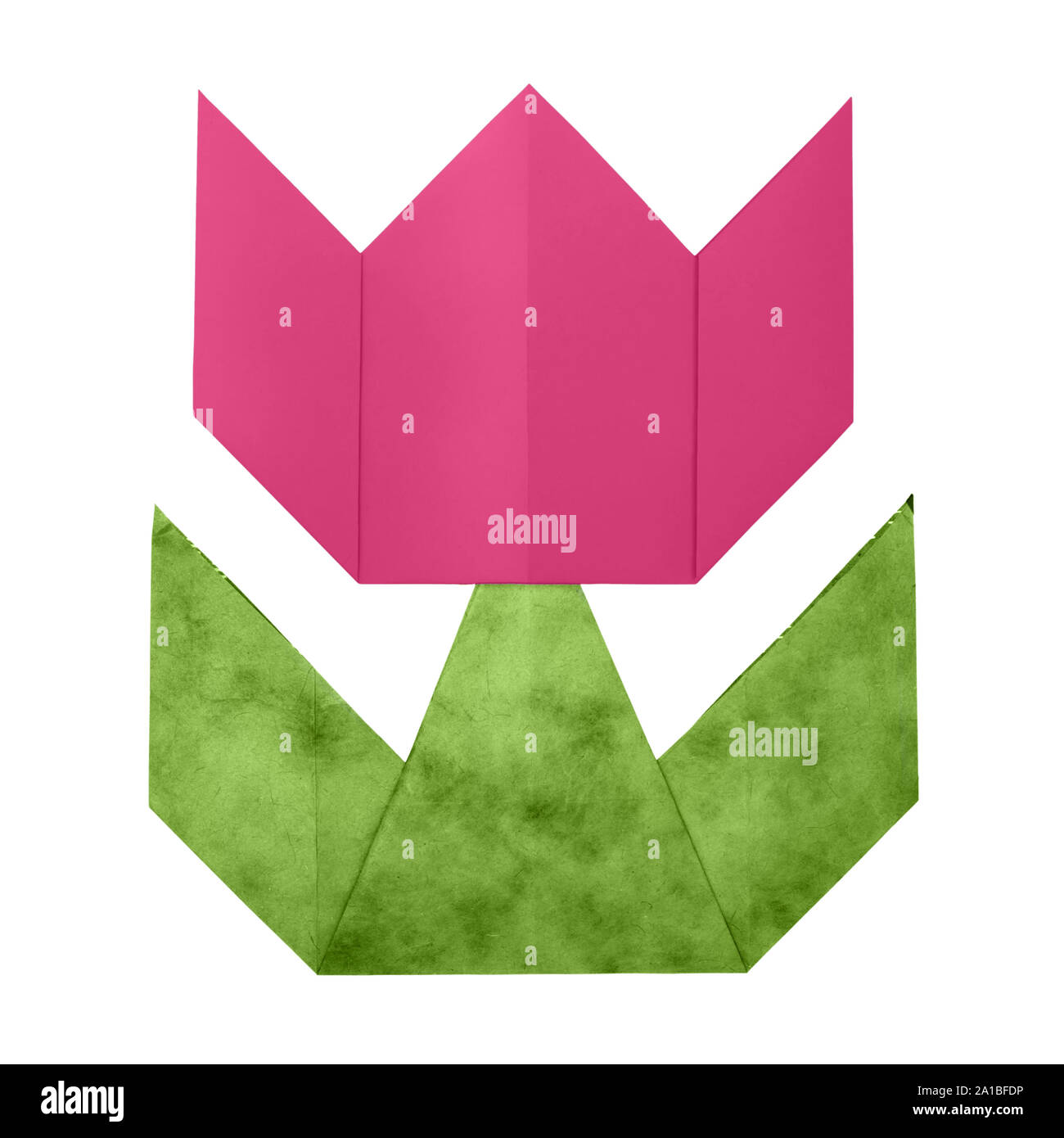 Origami tulip paper Stock Photo - Alamy