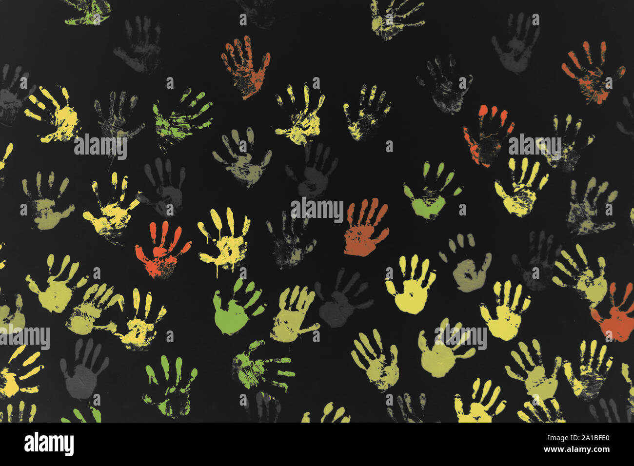 Hand painted prints hi-res stock photography and images - Alamy