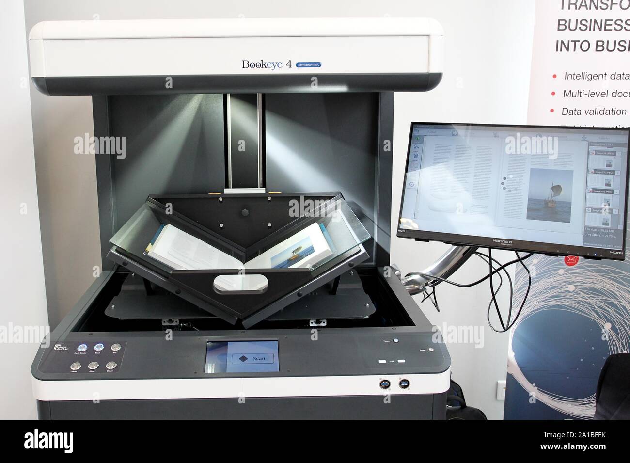 Digital scanning machine book hi-res stock photography and images - Alamy