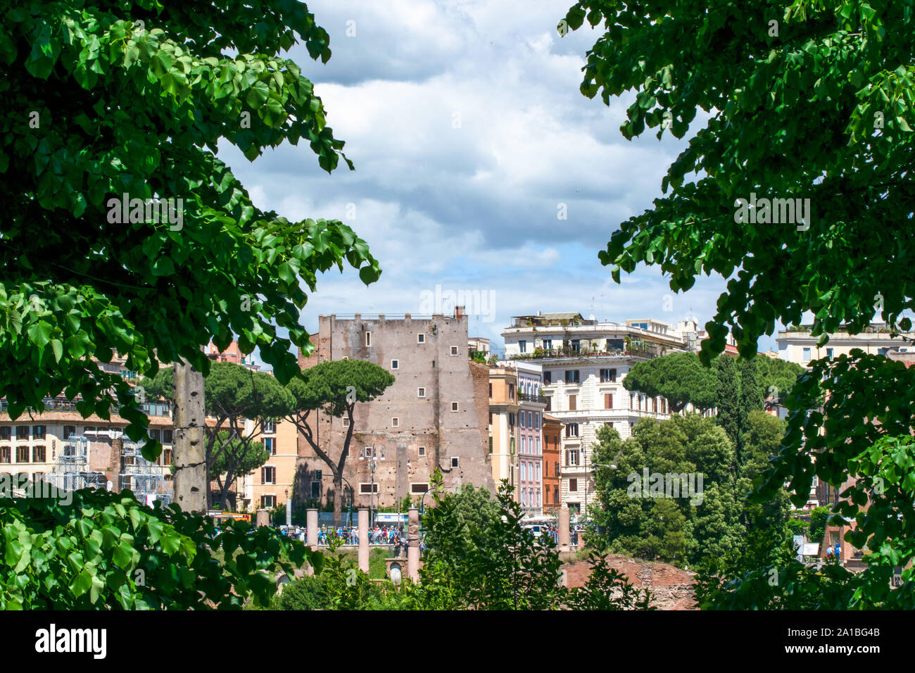 Beautiful buildings from the lovely Rome, Italy Stock Photo - Alamy