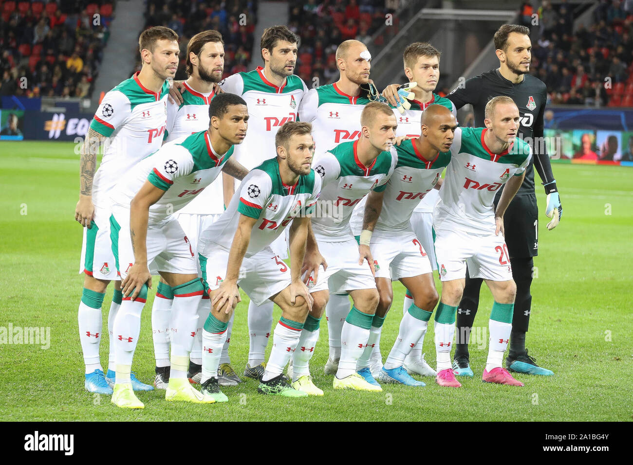 Team FC Lokomotiv Moscou during the UEFA Champions League, Group D ...